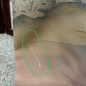 Elegant Sophisticated Homongi Kimono With an Ethereal Pastoral Scene ...