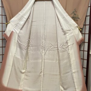 Elegant Sophisticated Homongi Kimono With an Ethereal Pastoral Scene ...