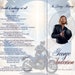 Motorcycle Angel Funeral Program Template 4 Memorial Announcement ...