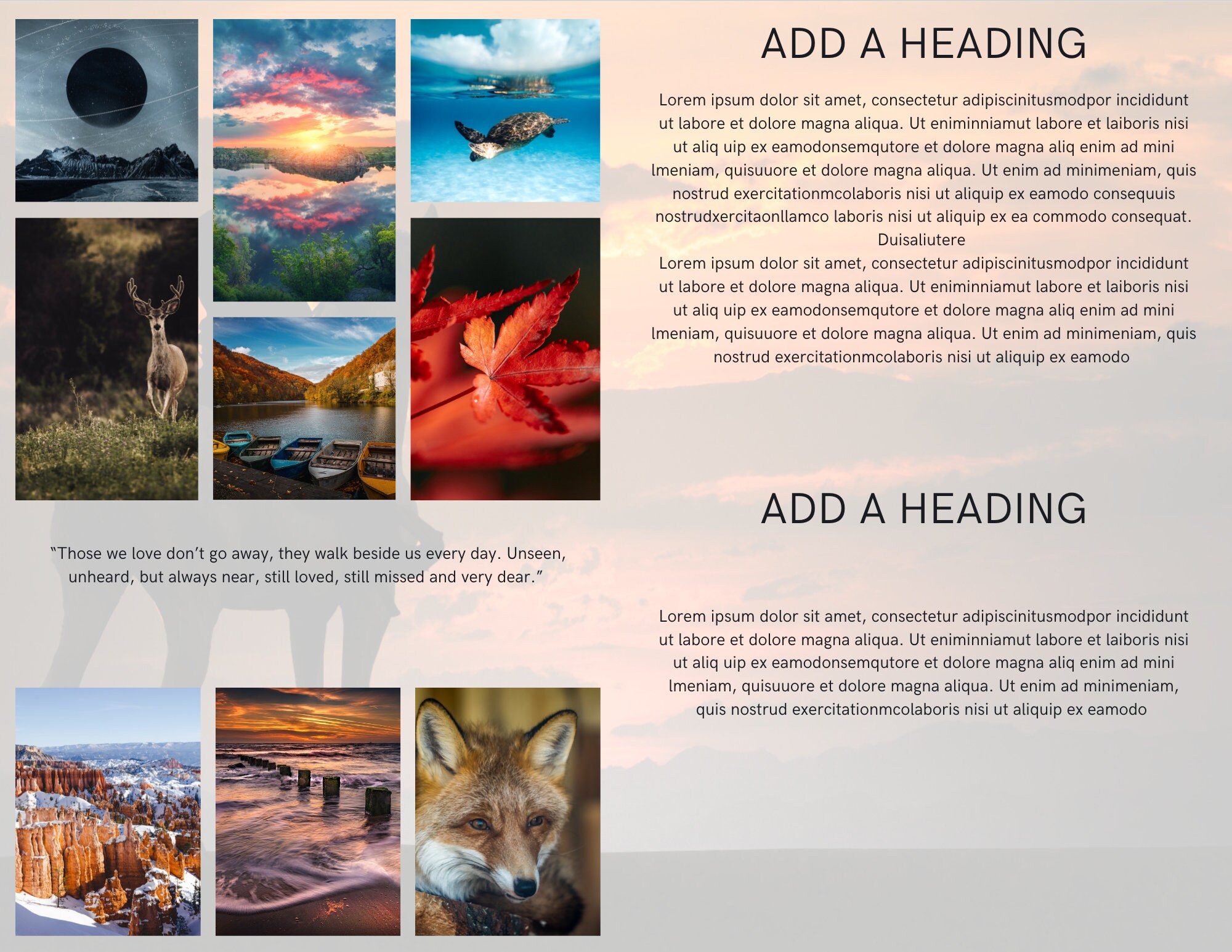 Funeral Program Template Lone Cowboy Memorial Template - Etsy