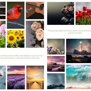 Funeral Program Template, Pink Floral Memorial Brochure, Obituary ...