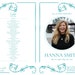 Fully Editable Color Scheme Funeral Program Template | Memorial ...