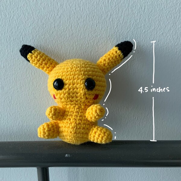Small Pikachu Plush - Etsy