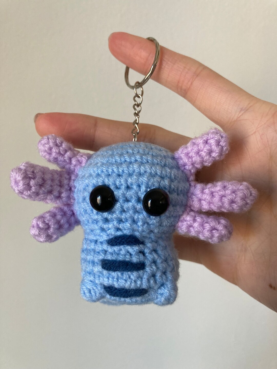 Crochet Wooper Pokemon Amigurumi Keychain Present, Cute Small Handmade ...
