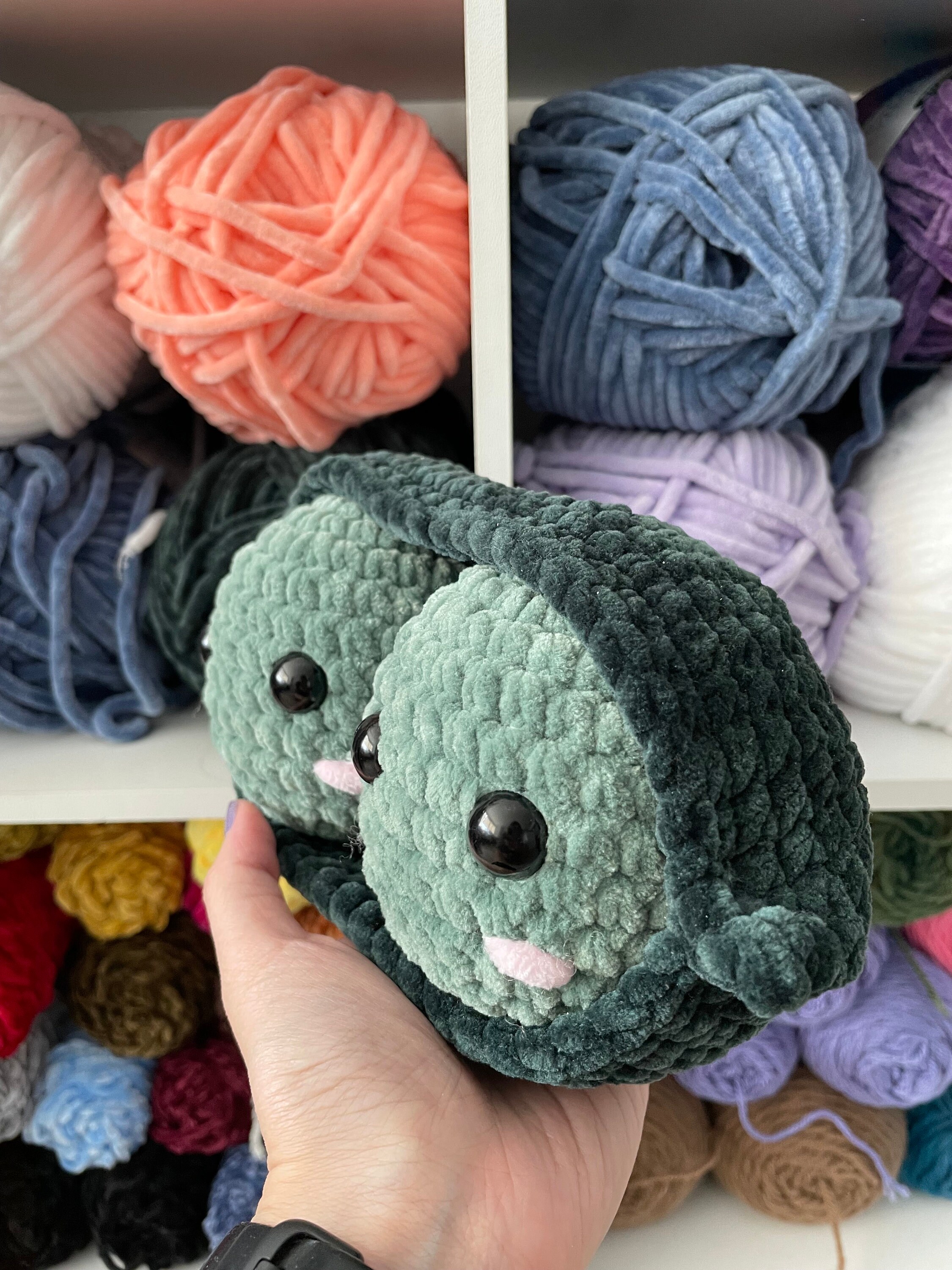 Peas in a Pod Plushie Amigurumi Present, Handmade Crochet Squishy ...