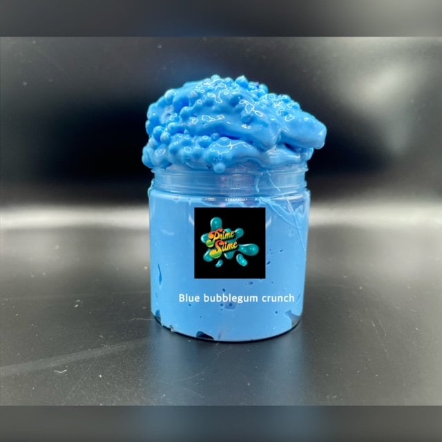 Blue Bubblegum Crunch Slime Shop Scented Slime Sprinkles - Etsy