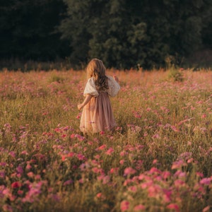 Little Lena Girls Boho Dress | Tulle & Lace Vintage Dresses for ...