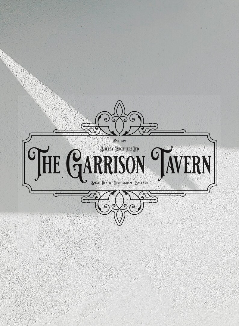 Digital Wall Art. Peaky Blinders Garrison Tavern Landscape Artwork ...