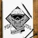 Digital Wall Art. Peaky Blinders Skull and Cap Artwork Digital Download ...