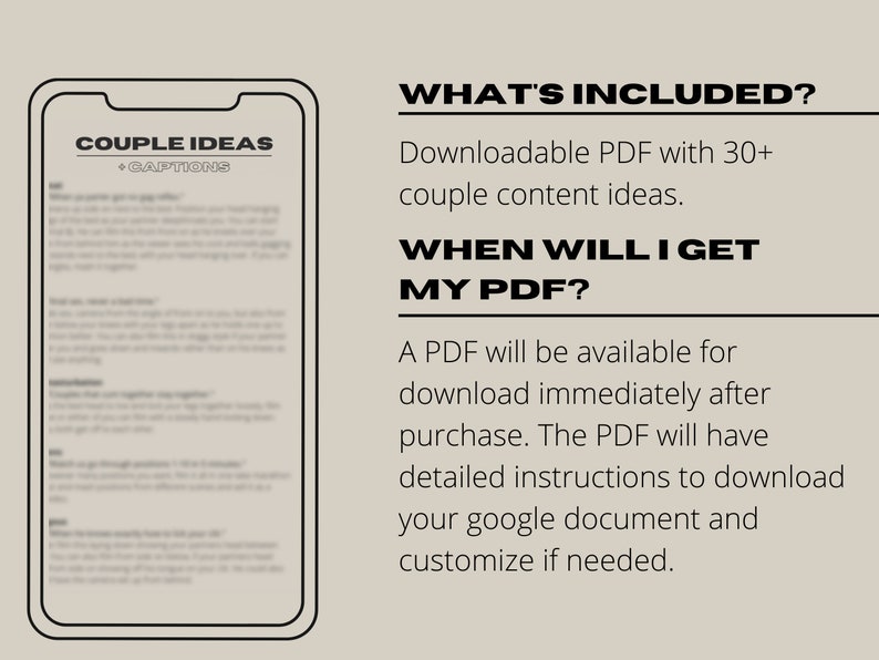 Couple Content Ideas Captions for Only Fans, Fansly 30 Ideas PDF 30 ...