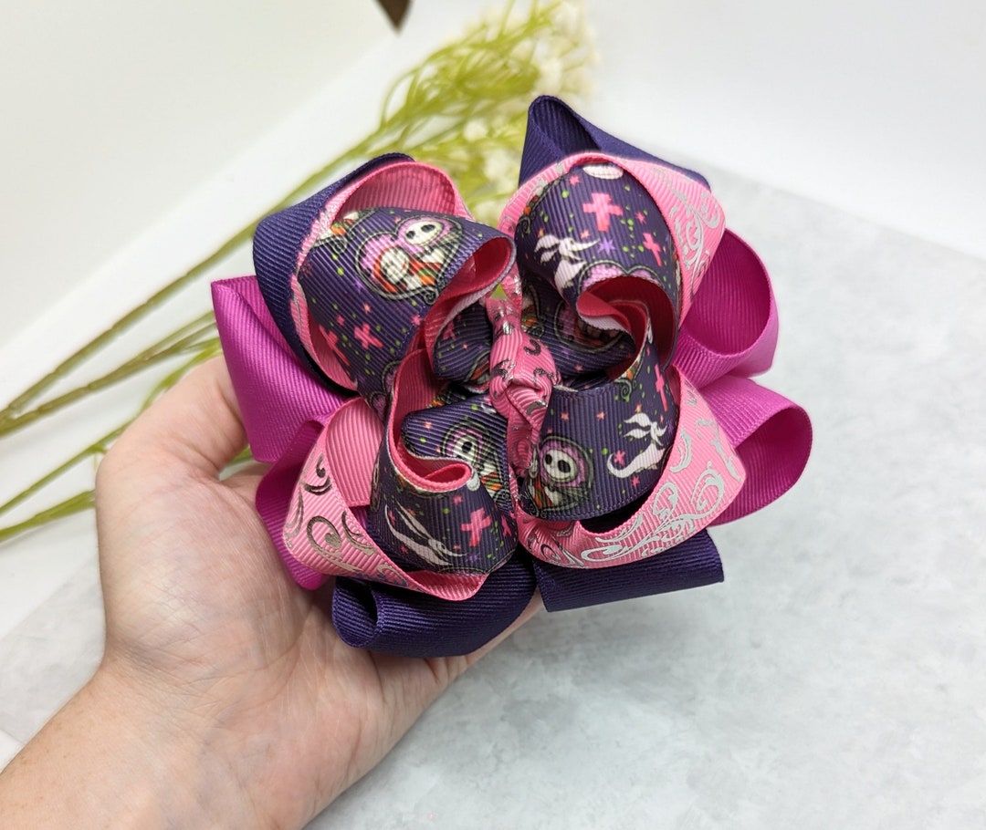 Jack and Sally Hair Bows for Girls. Over the Top Boutique Bows - Etsy