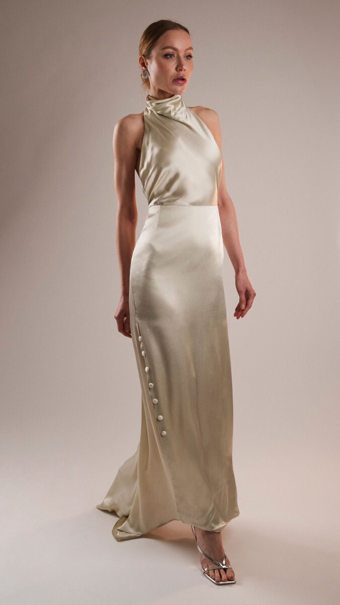 Silk Prom Dress Sewing Pattern PDF Sizes S-M-L with Instructions - Etsy