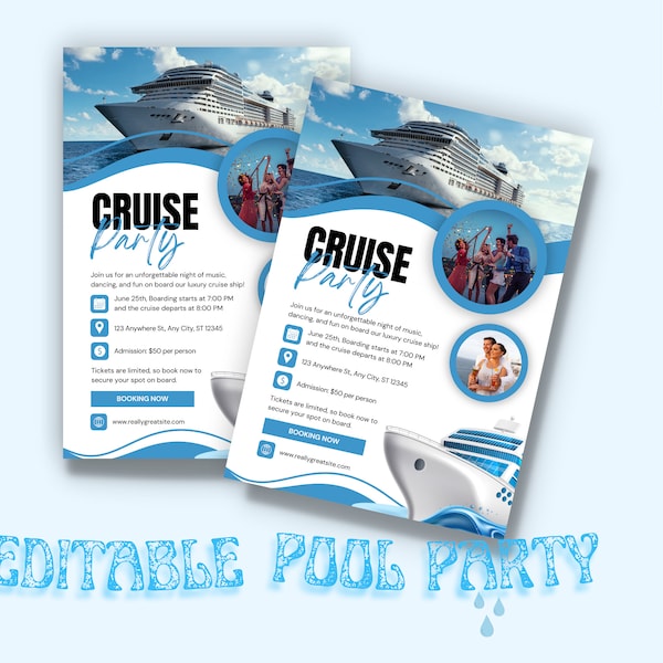 Cruise Party Invitations - Etsy