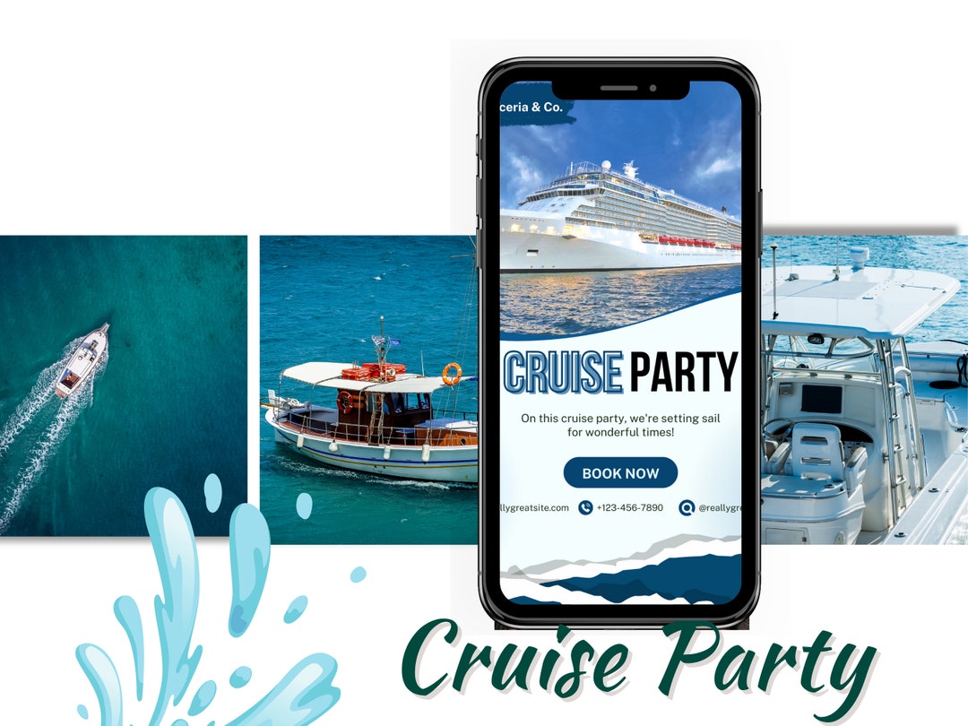 Editable Cruise Party Invitation Printable Summer Color Pool - Etsy