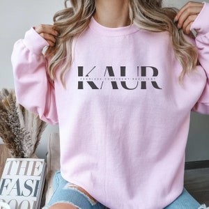 Original Kaur Crewneck, Sikhi Sweater, Fearless Kaur, Resilient Kaur ...