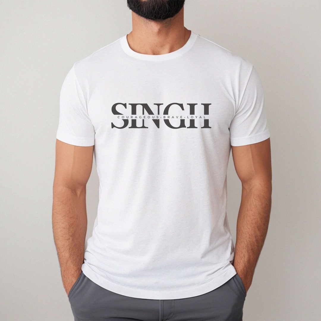 Original Singh Shirt, Punjabi Shirt, Sikh Shirt, Desi Apparel, Punjabi ...