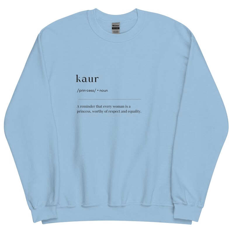 Kaur Crewneck Sikhi Sweater Princess Crewneck Women's - Etsy