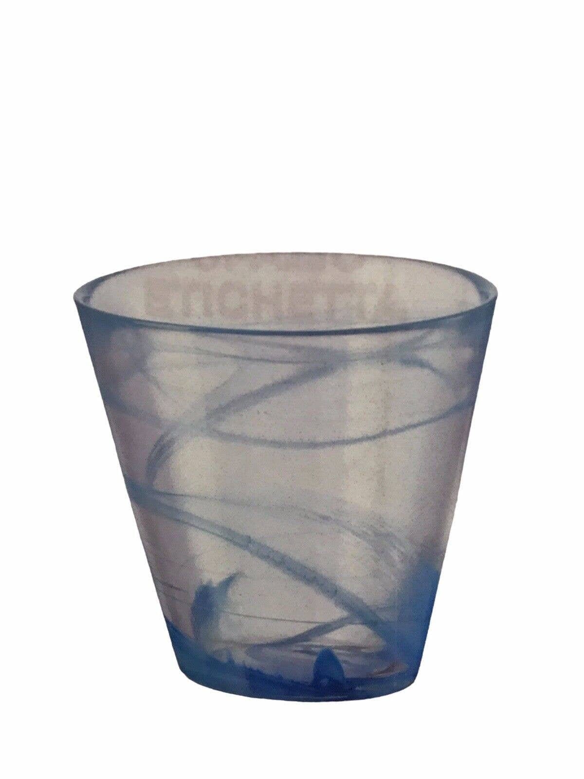 Murano Italian Bormioli Rocco Cobalt Blue Swirl Glass Tumblers 12 Oz ...