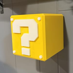 Mario Block Wall Shelf - Etsy