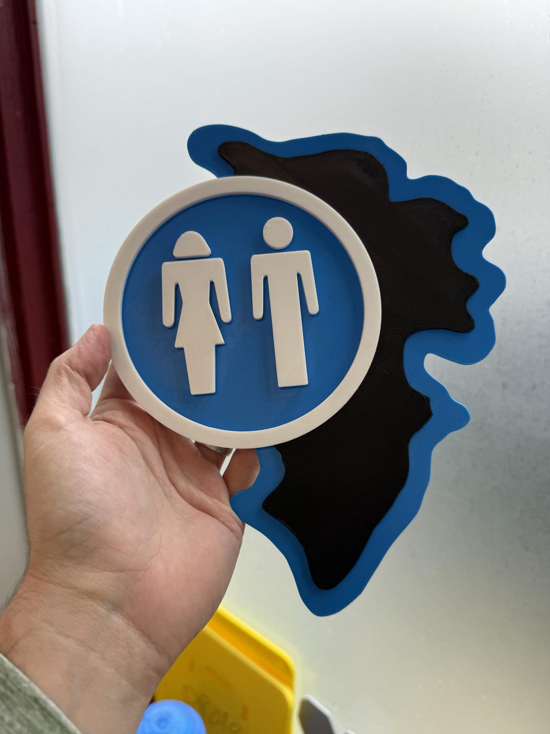 Jurassic Ingen Bathroom Sign 3D Printed Art - Etsy