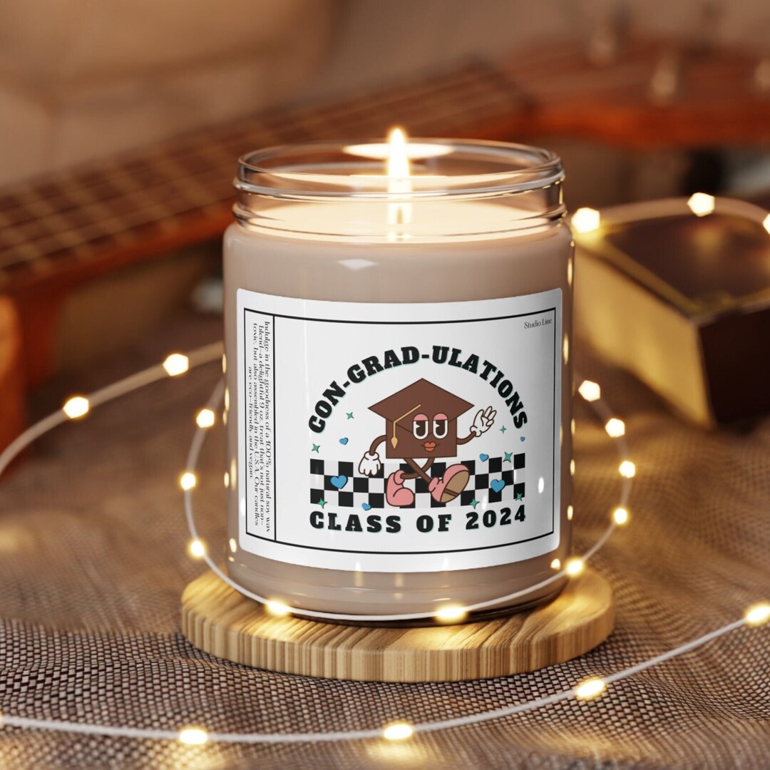 Congrats to the Class of 2024 Candle, Pinterest Aesthetic, Cute Scented ...