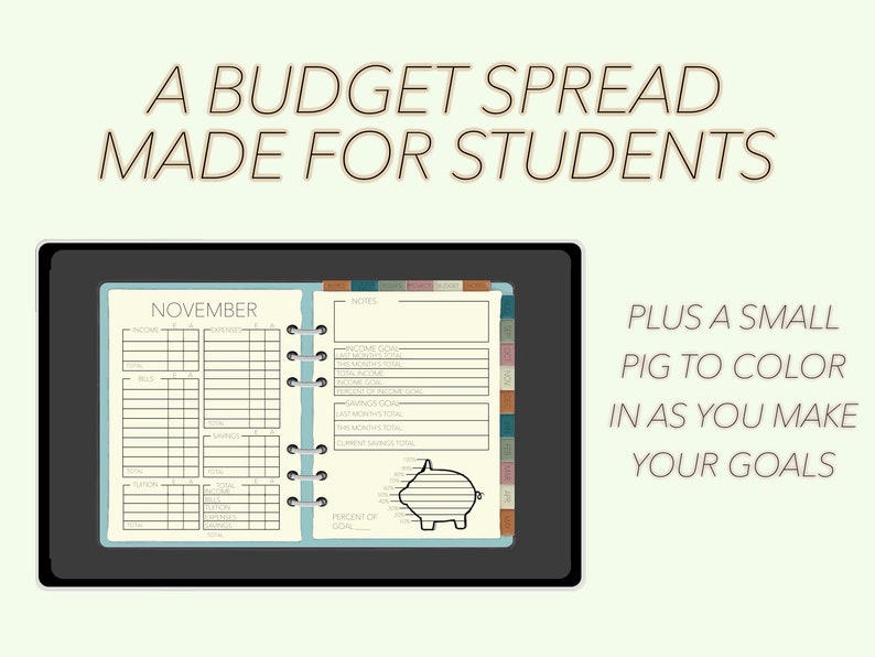 Digital Academic Planner 2022-2023 Student - Etsy