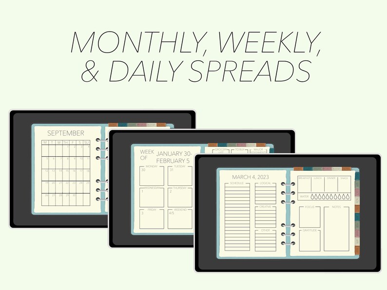 Digital Academic Planner 2022-2023 Student - Etsy