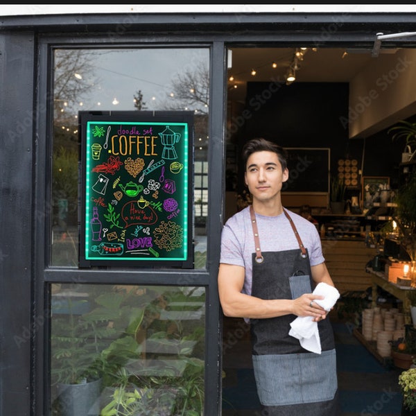 Neon Drawing Board - Etsy