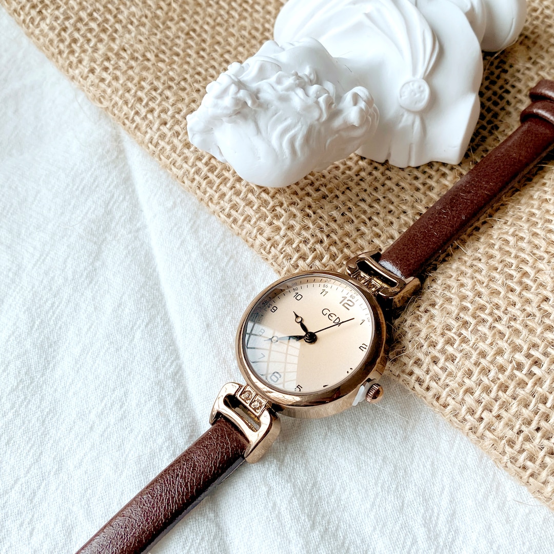 Vintage Braided Leather Watch / Rumours Quartz / Minimal Boho - Etsy UK