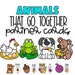 Animals That Go Together Partner Pairing Cards Classroom - Etsy