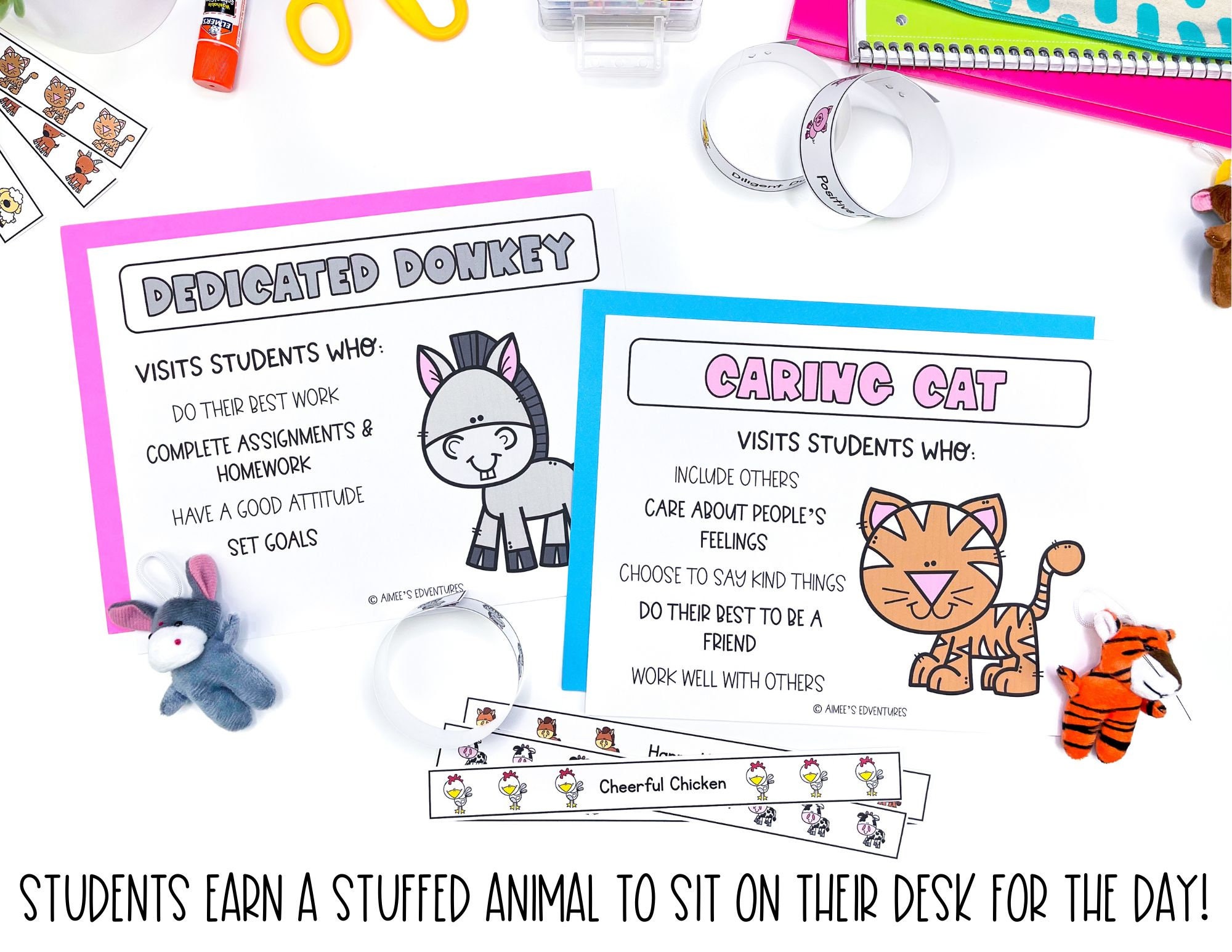 PBIS Pals | Farm Animals Theme Pack | Classroom Decor Behavior ...