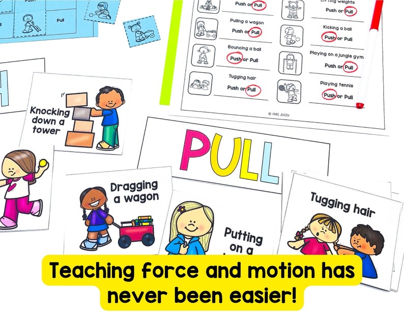 Force and Motion Fun Science Activities Science Presentation Teacher ...
