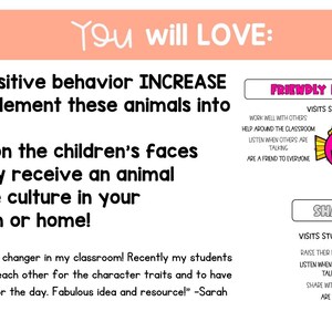 PBIS Pals Ocean Animal Theme Classroom Decor Behavior - Etsy