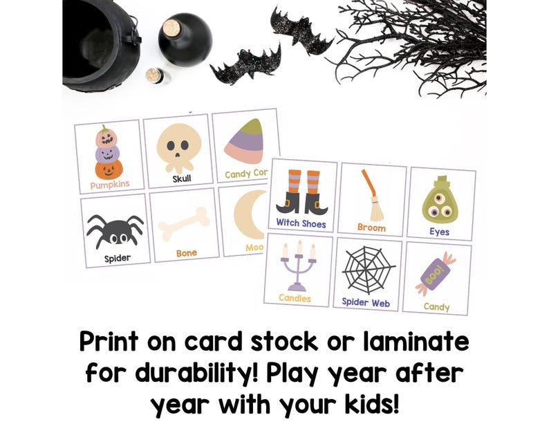 Halloween Activities | Matching Game | Preschool Halloween Activities ...