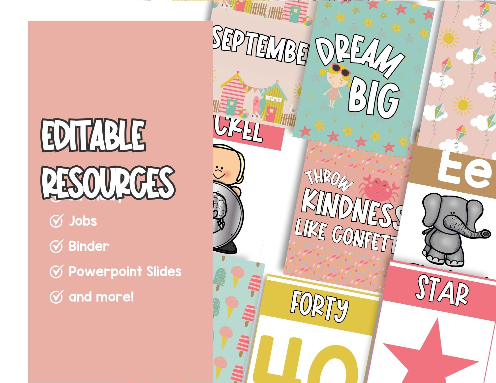 Beach Classroom Decor Bundle | Editable Classroom Transformation ...