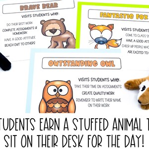 PBIS Pals | Forest Animal Pack | Classroom Decor | Behavior Management ...