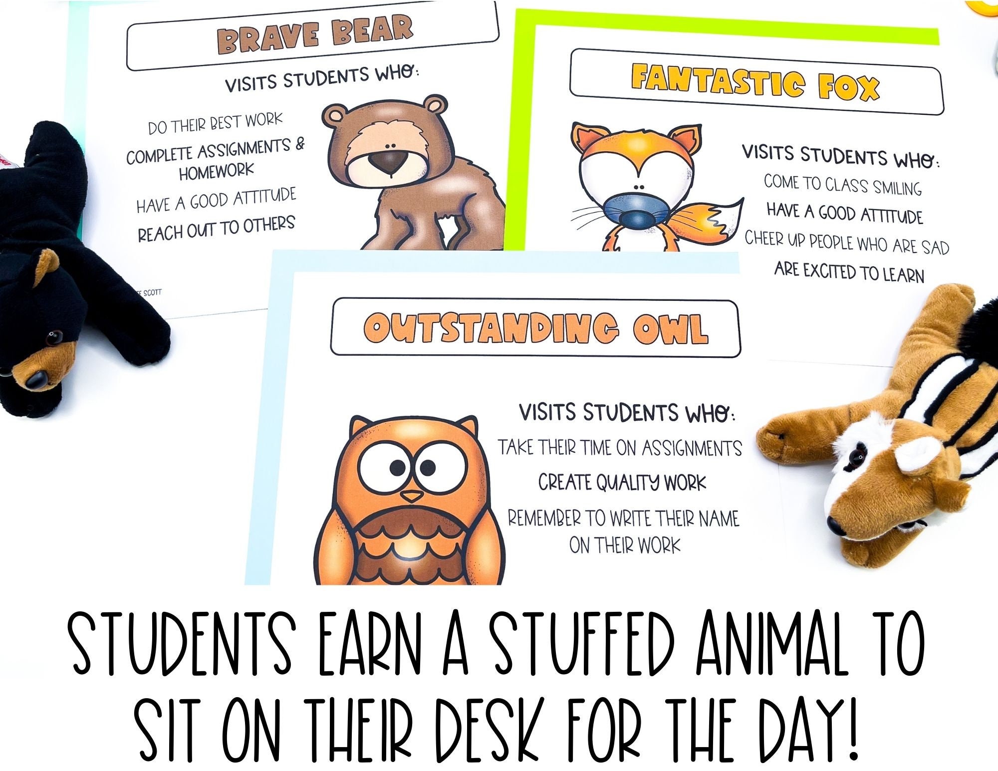 PBIS Pals | Forest Animal Pack | Classroom Decor | Behavior Management ...