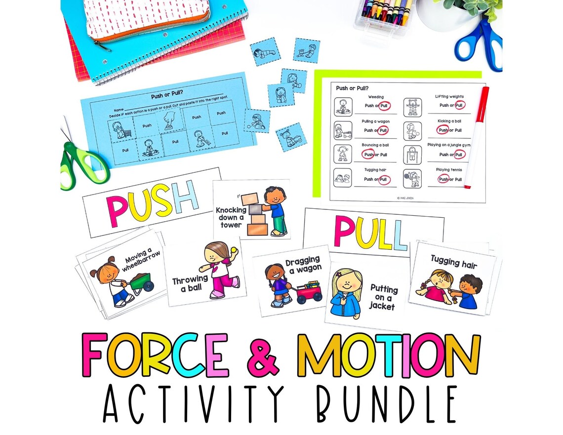 Force and Motion Fun Science Activities Science Presentation Teacher ...