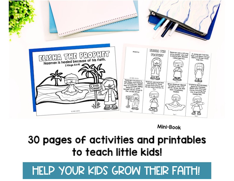 Naaman is Healed FULL Bible Lesson for Little Kids, Homeschool ...