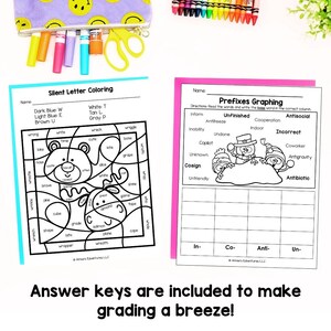 3rd Grade elementary Teacher Monthly Morning Work NO PREP Packets Back ...