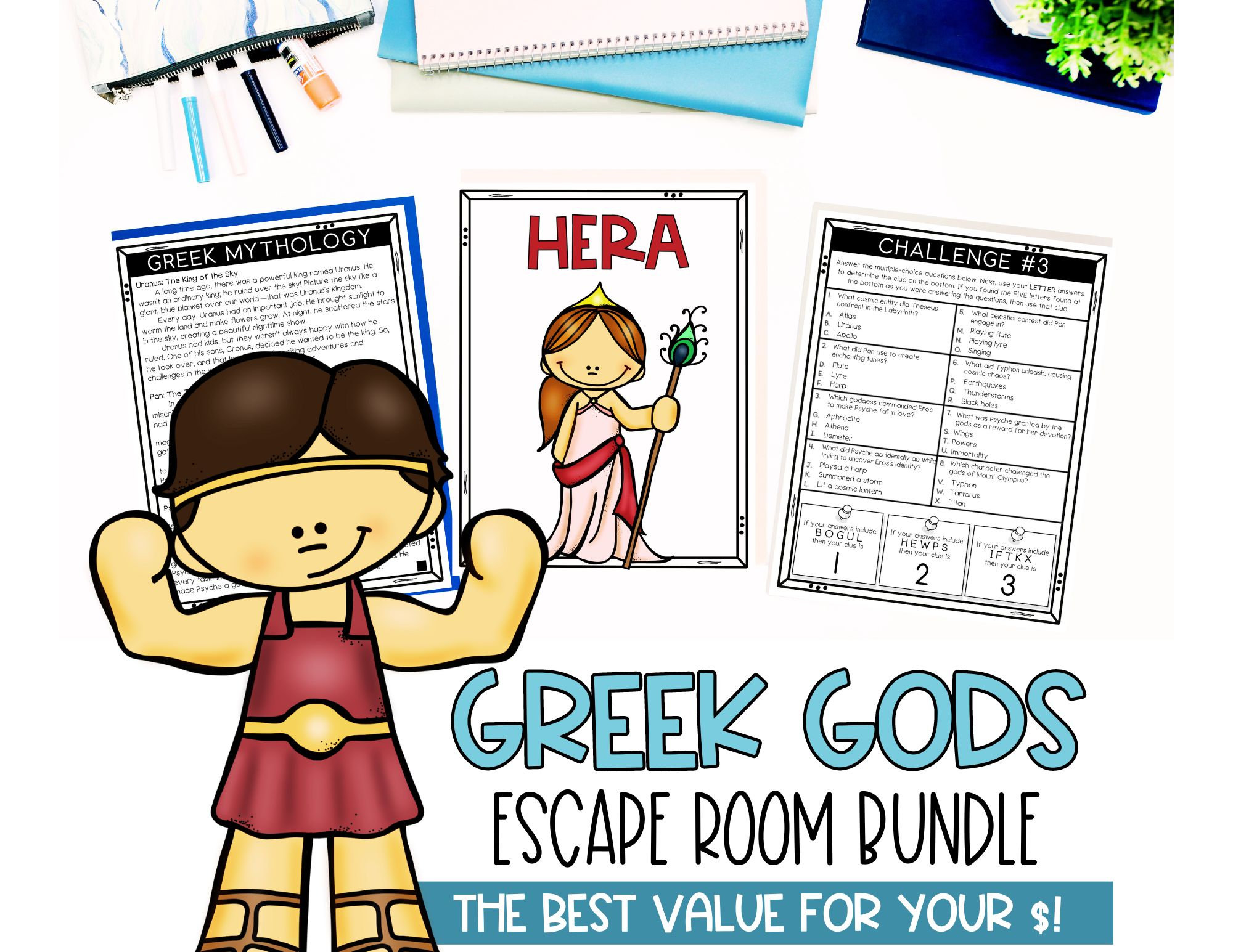 Greek Gods Coloring Pages | Greek Mythology | Greek Gods Posters | Kids ...