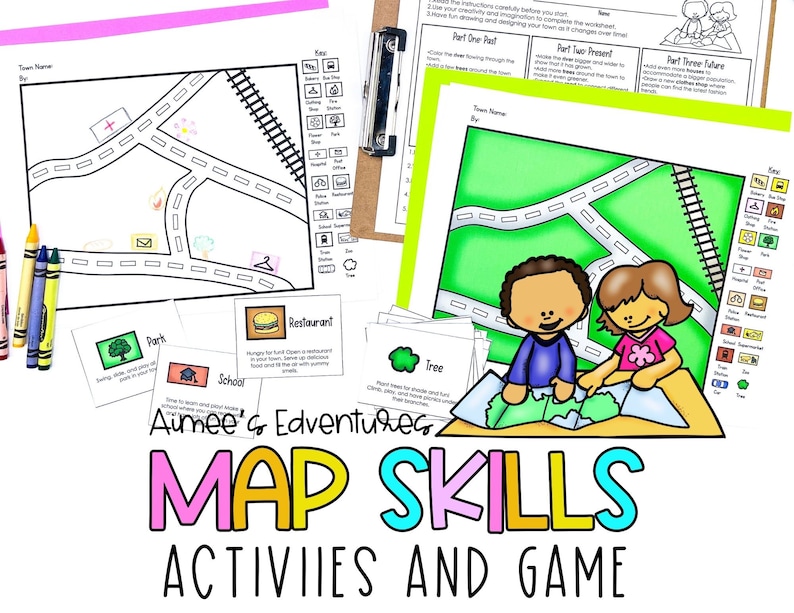 Map Skills Unit Study | Classroom Management - Etsy