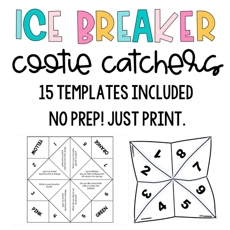 First Day of School Get to Know You Game Cootie Catcher - Etsy