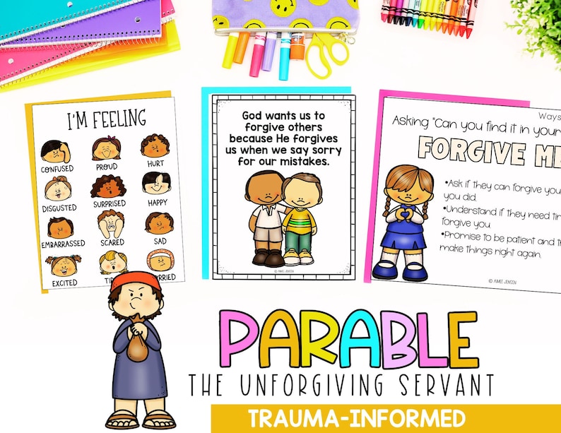 Sunday School Lessons | Parables Bible Study for Kids | Forgiveness and ...