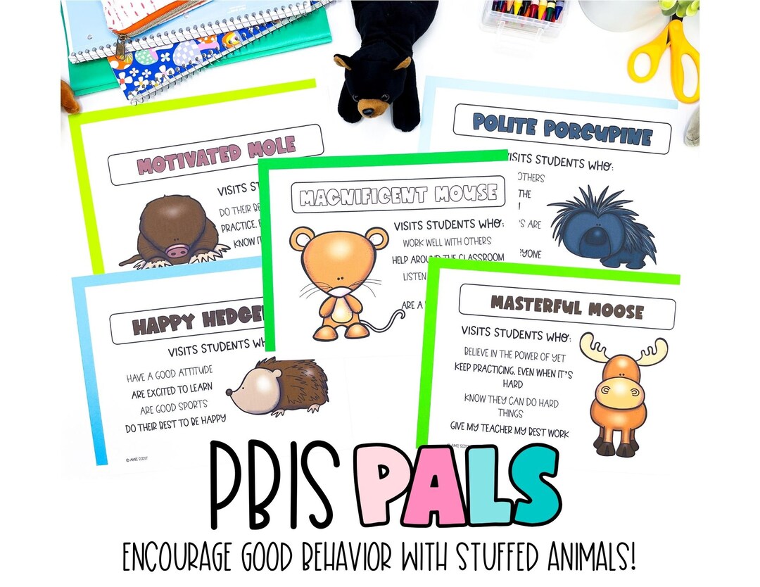PBIS Pals | Forest Animal Pack | Classroom Decor | Behavior Management ...