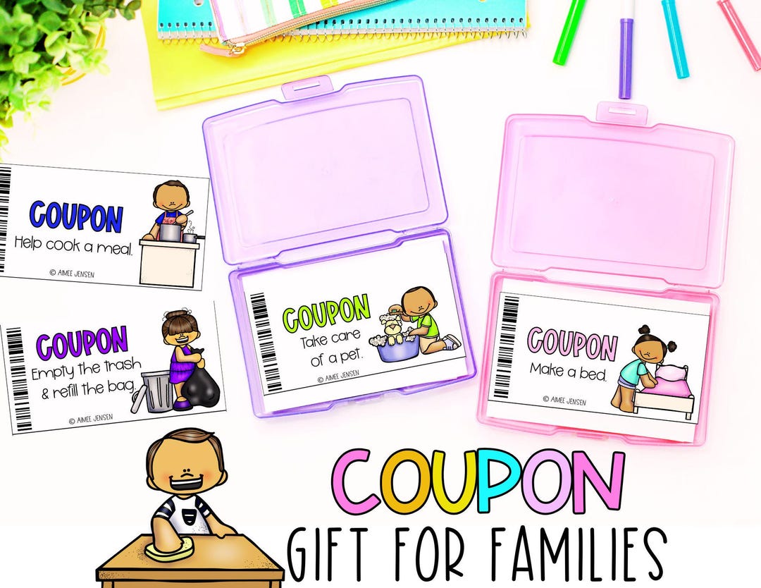 Parent Christmas Gift | Mother's Day | Father's Day | Coupon Book for ...