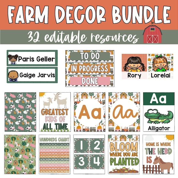 Farm Theme Decor - Etsy