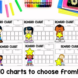 Reward Charts Printable | Classroom Management | Goal Setting Sheets ...