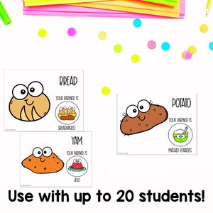 Thanksgiving Pairing Cards | Classroom Decor | Classroom Decor ...