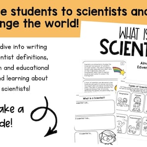 What is a Scientist Activity for Back to School Classroom Decor - Etsy